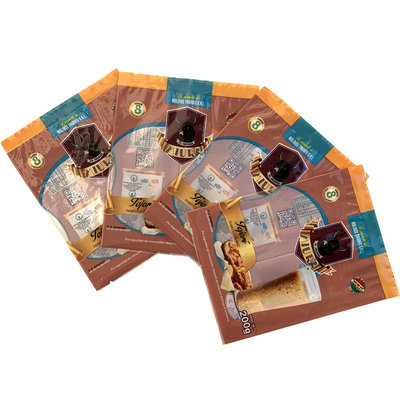 BOPP/PE 100mic printing plastic bag Matte film looks superior quality middle sealing packaging bag supplier