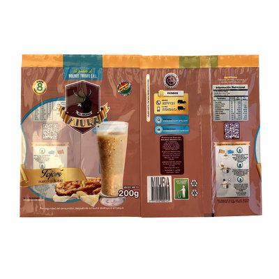 BOPP/PE 100mic printing plastic bag Matte film looks superior quality middle sealing packaging bag supplier