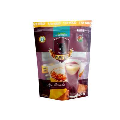 MOPP/CPP 100mic printing plastic bag Matte film looks superior quality stand up pouch with bottom flat zipper bag supplier