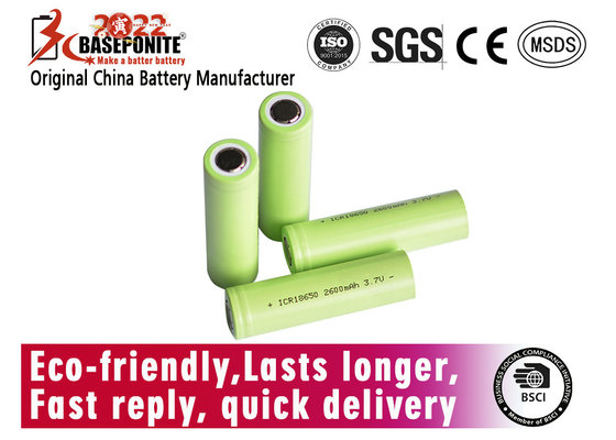 18650 Flat Top High Drain Battery and Case, 30A Discharge Current Rechargeable 3.7V Lithium Ion Batteries 4 Pack