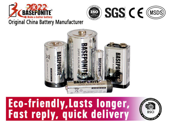 ZnMnO2 LR6 AA 1.5V Super Alkaline battery  made by Baseponite