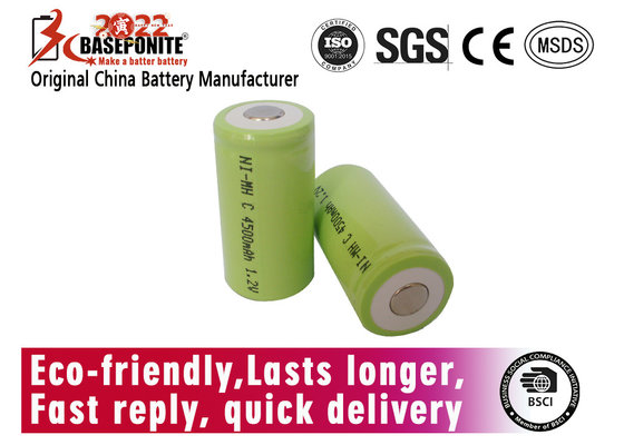 Rechargeable C Batteries, High Capacity 5000mAh NiMH C Size Battery, C Cell Battery, 4-Pack