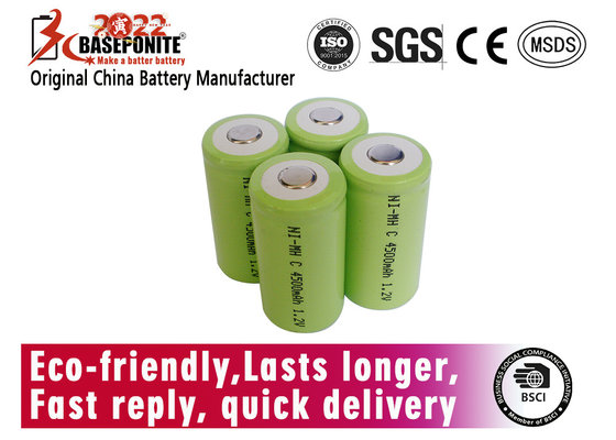 Rechargeable C Batteries, High Capacity 5000mAh NiMH C Size Battery, C Cell Battery, 4-Pack