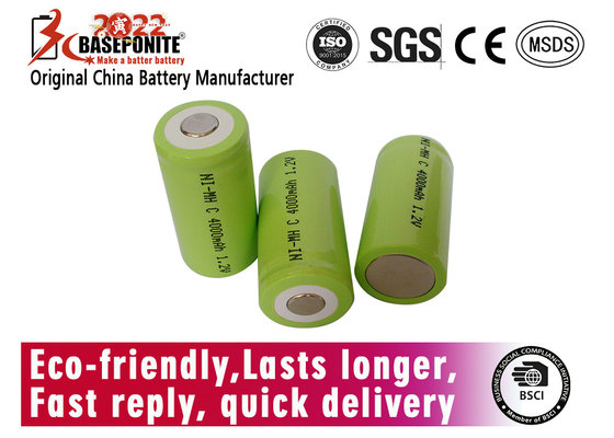 Rechargeable C Batteries, High Capacity 5000mAh NiMH C Size Battery, C Cell Battery, 4-Pack
