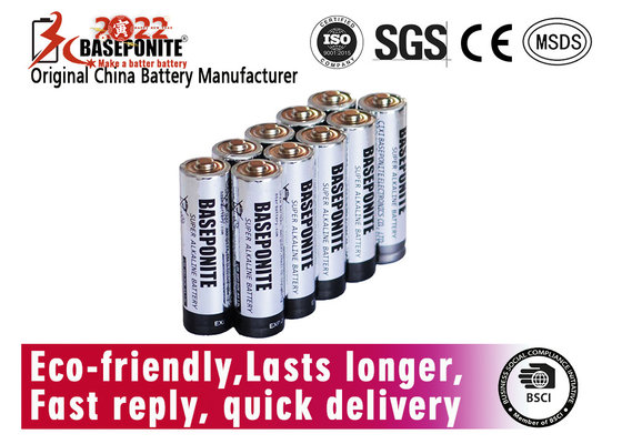 ZnMnO2 LR6 AA 1.5V Super Alkaline battery  made by Baseponite