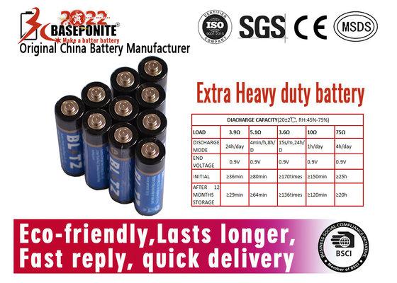 12 Pack AAA Batteries R03P UM-4 AAA Battery 1.5V Single Use Battery Triple A Batteries Carbon Zinc AAA Batteries