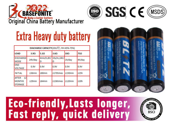 12 Pack AAA Batteries R03P UM-4 AAA Battery 1.5V Single Use Battery Triple A Batteries Carbon Zinc AAA Batteries