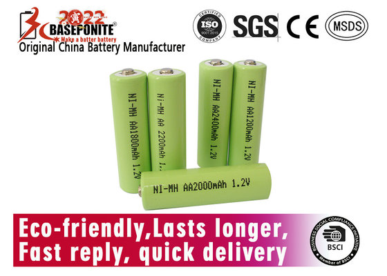 Rechargeable AA NiMH Batteries,AA-size NiMH batteries with UL,REACH listed