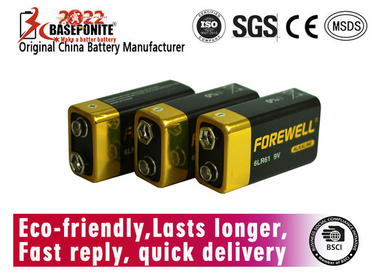 Amazon hot selling FOREWELL Max energy 6LF22/6LR61/9V Ultra Alkaline battery