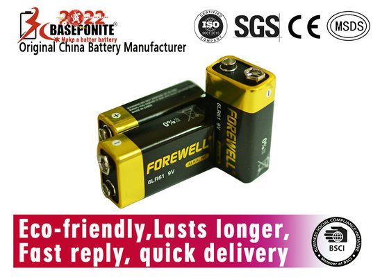 Amazon hot selling FOREWELL Max energy 6LF22/6LR61/9V Ultra Alkaline battery