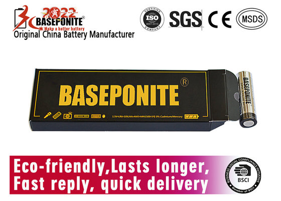 BASEPONITE Long Lasting AAx10 Batteries Premium LR6 Alkaline Battery 1.5v Batteries for Clocks Remotes Games Controllers