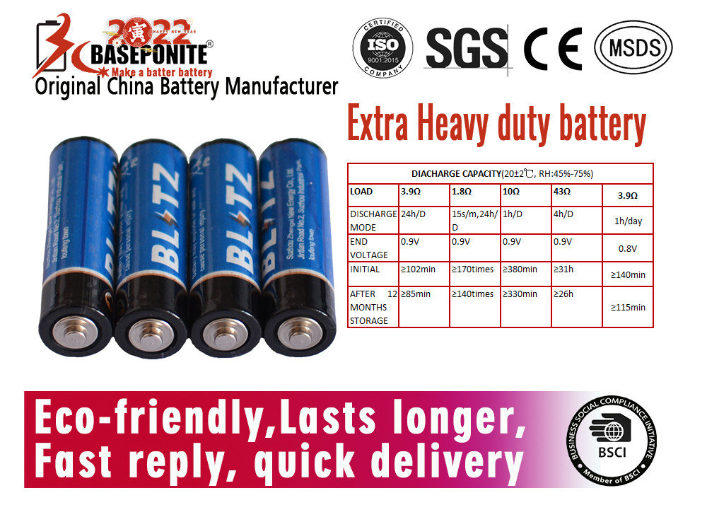 AA Battery 1.5V R6P Double A Battery for Household Milk Frother Handheld