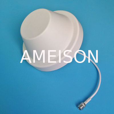 Indoor 4g LTE WiFi Omnidirectional Ceiling Antenna 698 - 2690MHz 3/5 DBi