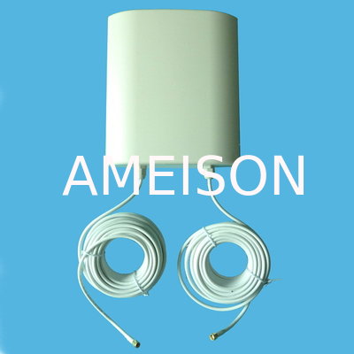 14dBi Directional Outdoor MIMO WiFi Antenna , MIMO Huawei Router 4g LTE Antenna