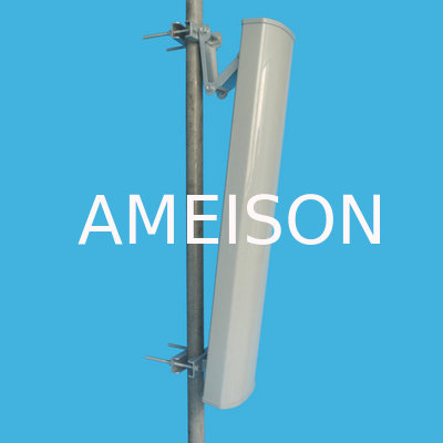 17dBi Outdoor Base Station Panel Antenna , 3g UMTS WCDMA Sector Panel Antenna