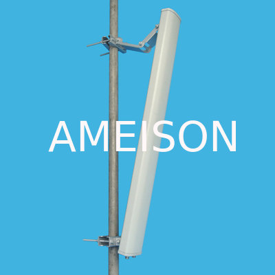 2.4/ 5.8 GHz WiFi Sector Base Station Panel Antenna , High Gain Mimo Antenna
