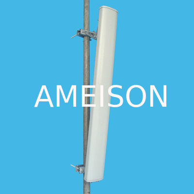 2.4/ 5.8 GHz WiFi Sector Base Station Panel Antenna , High Gain Mimo Antenna