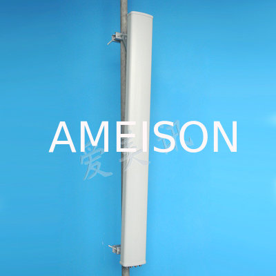 90 Degree Sector Base Station Panel Antenna , Wifi Internet Antenna Dual Band