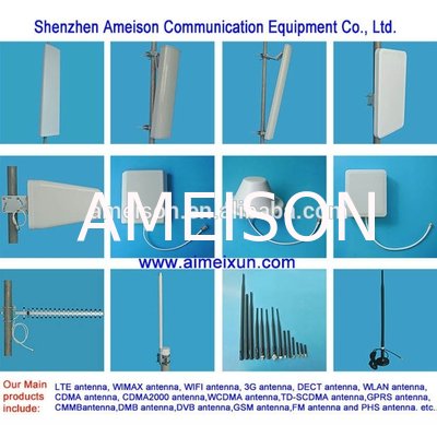 Gsm 3g Omnidirectional Ceiling DAS Antenna , Long Range Wifi Antenna
