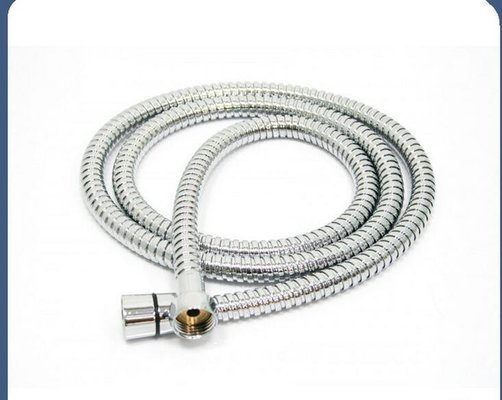 Customized Chrome Flexible Shower Head Extension Hose , Shower Spray Hose