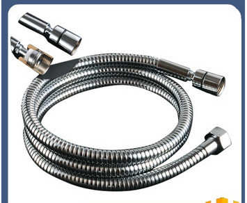 Customized Chrome Flexible Shower Head Extension Hose , Shower Spray Hose