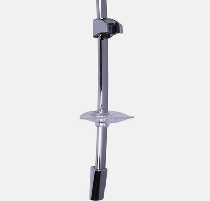 Modern Bathroom Chrome Shower Sliding Bar Set With Holder Bracket