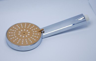 new design square shower head shower sets bathing yellowish brown