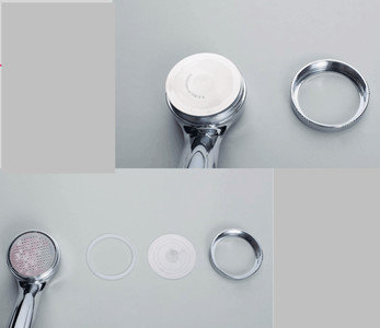 Polish Chrome Plated Handheld Anion Shower Head Negative Ion For Bathing