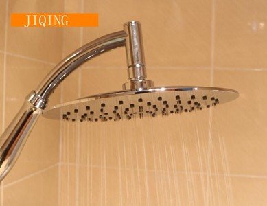 Water Efficient Bathroom Overhead Shower Head 8 Inch High Water Pressure