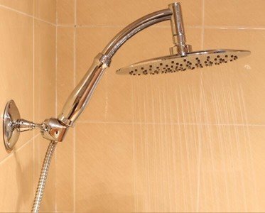 Water Efficient Bathroom Overhead Shower Head 8 Inch High Water Pressure