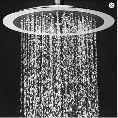 Overhead Wall Mounted Rain Shower Head Rainmaker ABS Chrome Plated