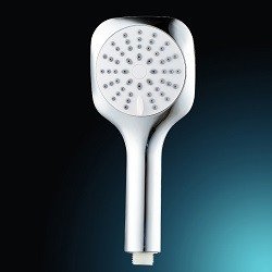Silver Plating High Pressure Rain Shower Head Wall Mounted Multi Function