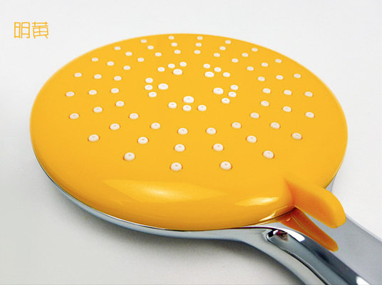 Adjustable Colorful Multifunction Shower Heads / Bathroom Rain Shower Heads