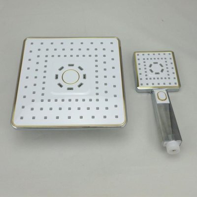 Hand Held Monsoon Shower Head , Water Saving Rain Shower Head with Adjustable Switch