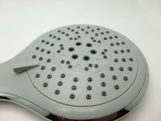 Rainfall Led Ceramic Shower Head With Filter 80MM Blue Mineral Stone