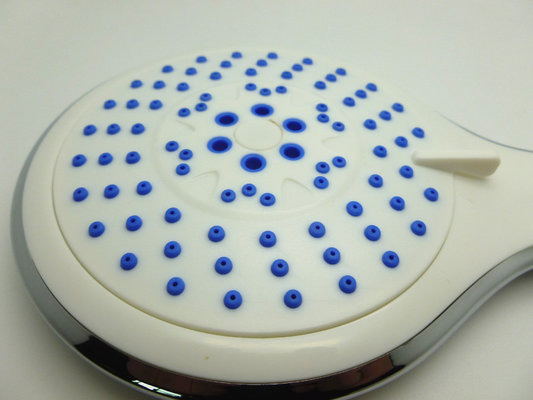Round Portable Multifunction Shower Heads , Water Saving Single Spray Shower Head