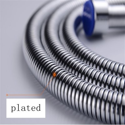 Flexible Shower Hose Extension , Stainless Steel Handheld Shower Hose 1.5m Length