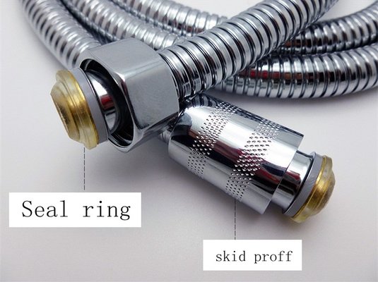 Flexible Shower Hose Extension , Stainless Steel Handheld Shower Hose 1.5m Length