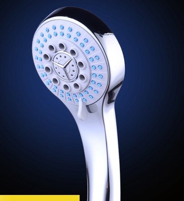 ABS High End Wall Mounted Rain Shower Head Strong Pressure Eco Friendly