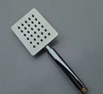 Small Hand Held Single Function Shower Head With Stainless Steel Panel