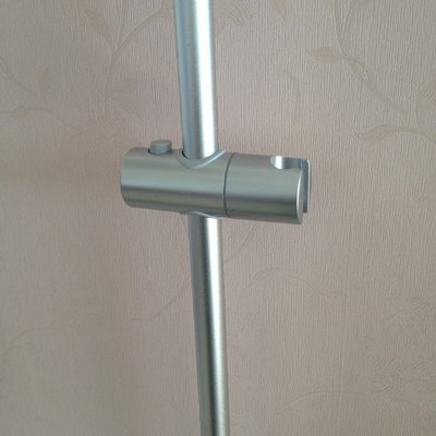360 Degree Rotatable Shower Riser Rail , Sliding Shower Bar ABS Plastic