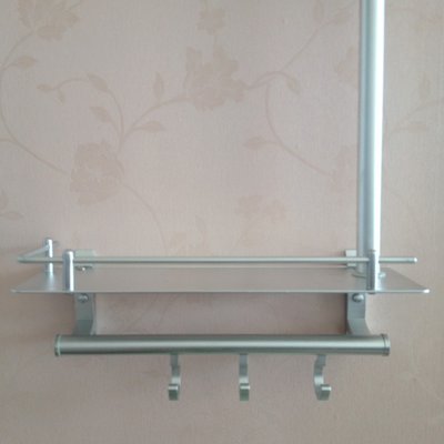 360 Degree Rotatable Shower Riser Rail , Sliding Shower Bar ABS Plastic