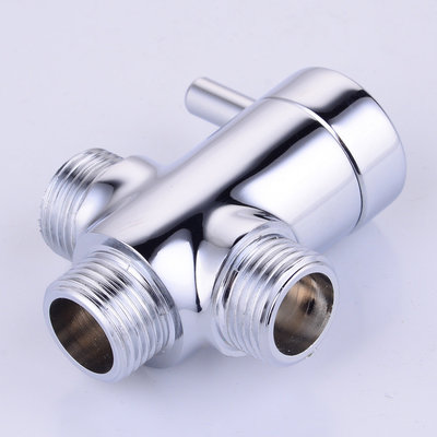 Brass Chrome Handheld Shower Valve Diverter For Toilet Bidet Shower Head