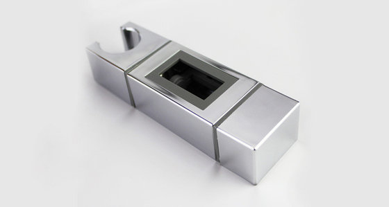 ABS Adjustable Shower Slide Bar / Sliding Shower Rail Stainless Steel