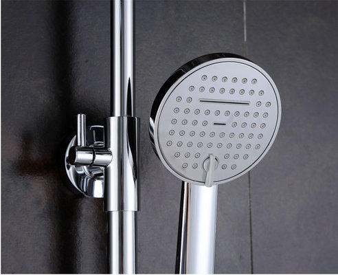 Modern Water Saving Bathroom Shower Set Rainfull Adjustable Height