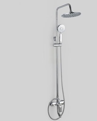 Durable 2 Function Bathroom Shower Sets With Showerpipe / Rain Showerhead