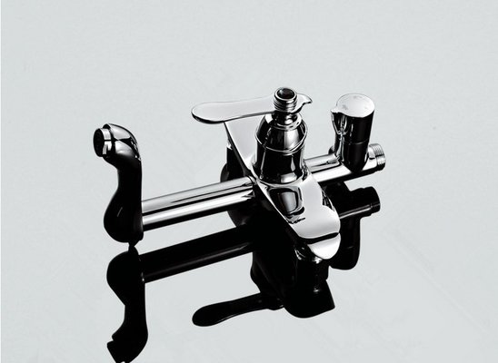 Popular Bathroom Exposed Shower Mixer Set , Rainfall Mixing Rain Shower Set