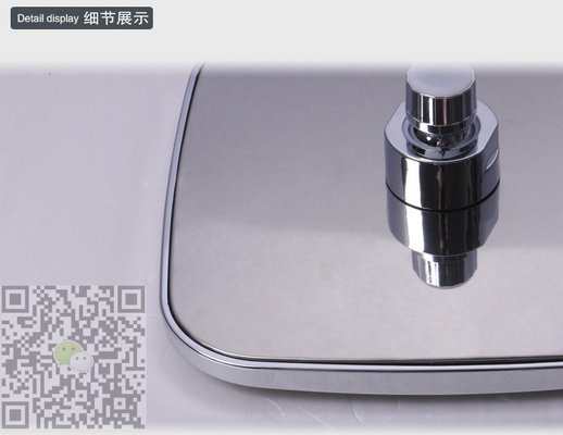 High Powered Rain Shower Head Ceiling Mount With Handheld ABS Material