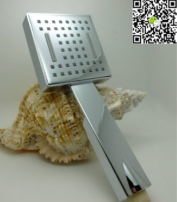 Massage Square Shower Head Sets , Bathroom Shower Heads Handheld Overhead