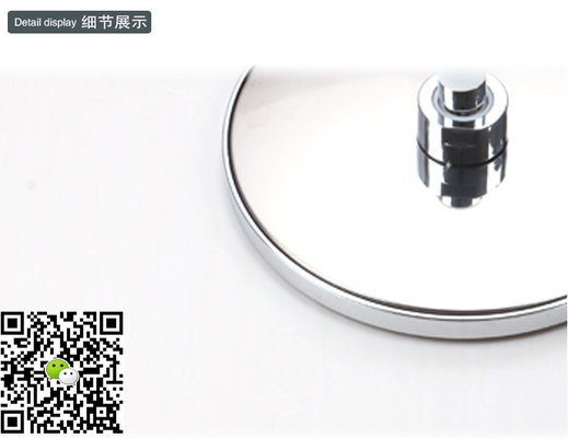 Chrome Plated Silver Shower Head Sets / Ceiling Fixed Shower Head With Handheld